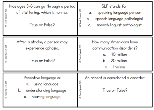 Better Hearing and Speech Month Trivia Game [FREE] - Teach Speech 365