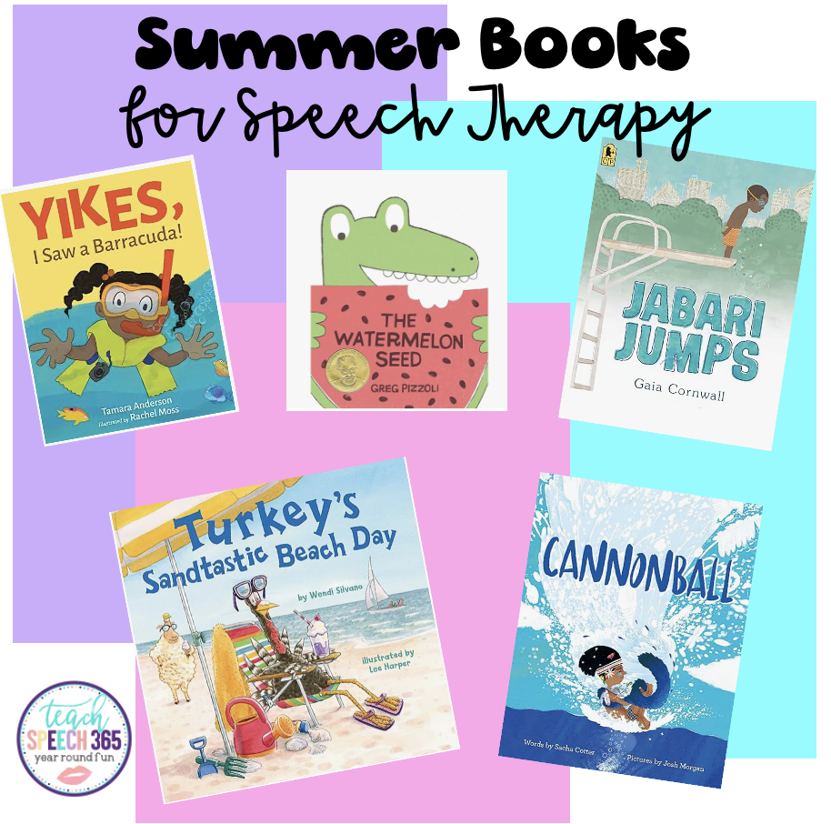 Summer Books for Speech Therapy - Teach Speech 365