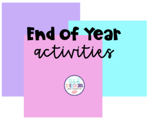 End of Year Activities for Speech Therapy - Teach Speech 365
