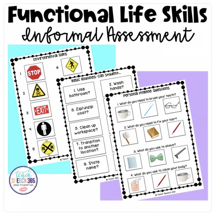 Informal Speech Therapy Assessments - Teach Speech 365
