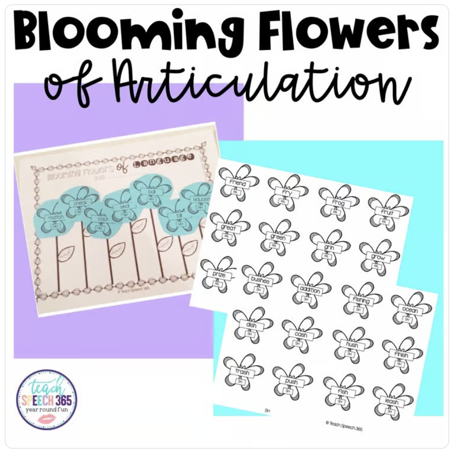 Spring Themed Resources for Speech Therapy - Teach Speech 365