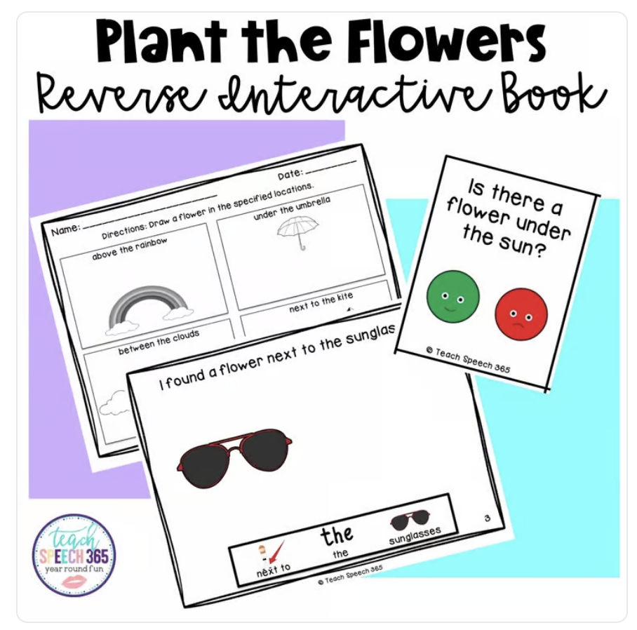 Spring Themed Resources for Speech Therapy - Teach Speech 365